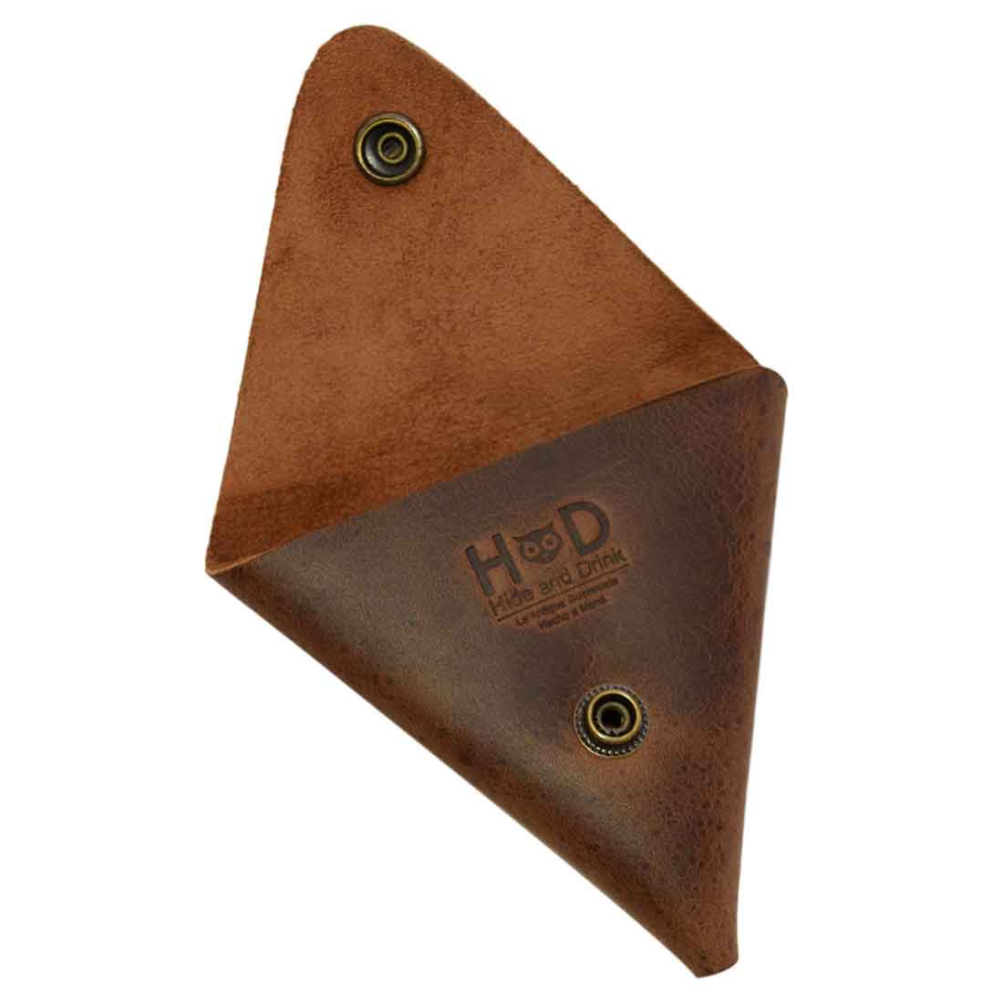 Triangle Coin Pouch | StockyardX, The Leather Store